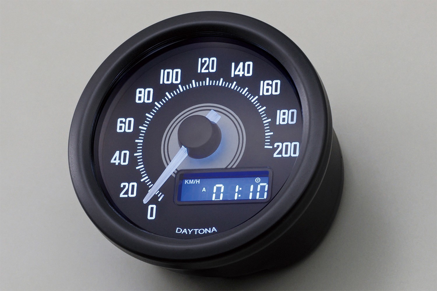  VELONA60 ELECTRICAL SPEEDOMETER 200 KM H MPH WHITE LED Daytona Europe
